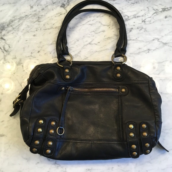 Linea Pelle | Bags | Linea Pelle Large Dylan Speedy Leather Tote Bag ...